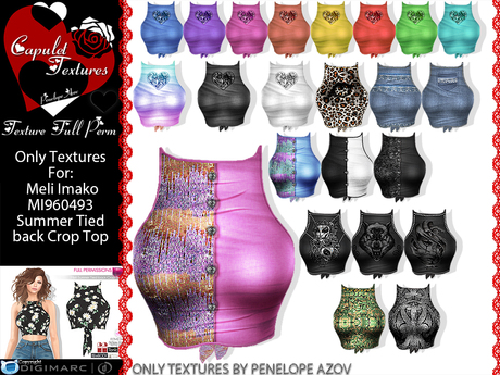 Second Life Marketplace - *Capulet Textures_MI960493 Summer Tied back ...