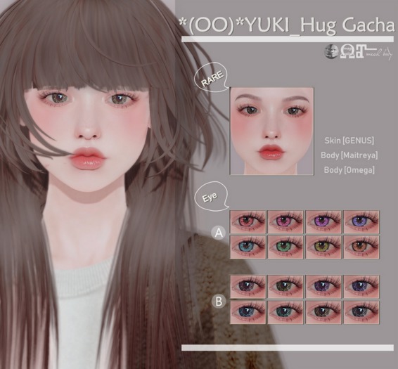 Second Life Marketplace - *(OO)*YUKI_Hug Eye B 06 [GENUS]