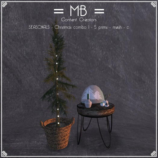 Second Life Marketplace - = MB = BOX SEASONALS - Christmas combo 1