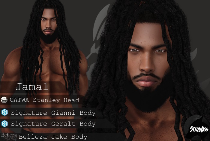 Second Life Marketplace - Jamal Shape (Signature / Belleza & CATWA Stanley)