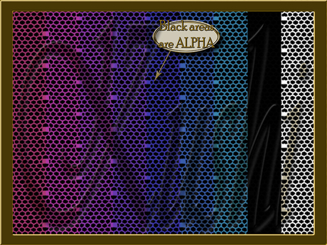 Second Life Marketplace - Fishnet With Squares Alpha Textures