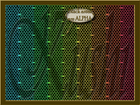 Second Life Marketplace - Fishnet With Squares Alpha Textures