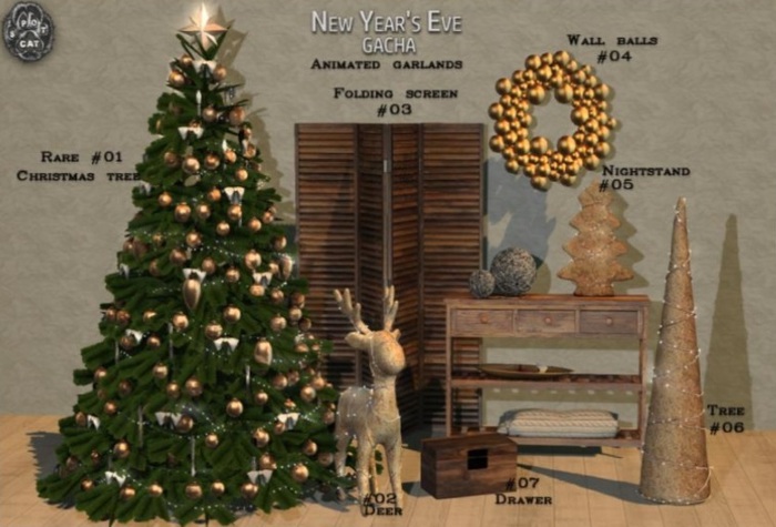 Second Life Marketplace - ... SpotCat ... New Year's Eve #04