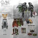 Second Life Marketplace - C L A Vv. Dragon Warrior - Headgear Green