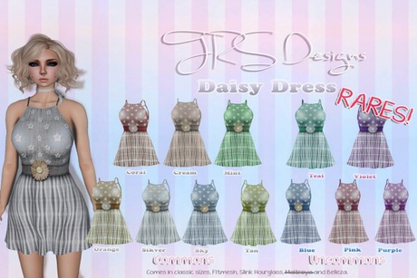 Second Life Marketplace - Daisy Dress Uncommon Purple