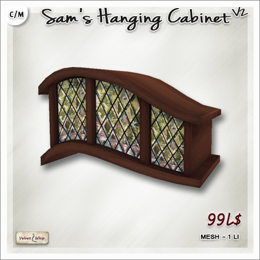 Second Life Marketplace - [V/W] Sam Hanging Cabinet - Kitchen mesh ...