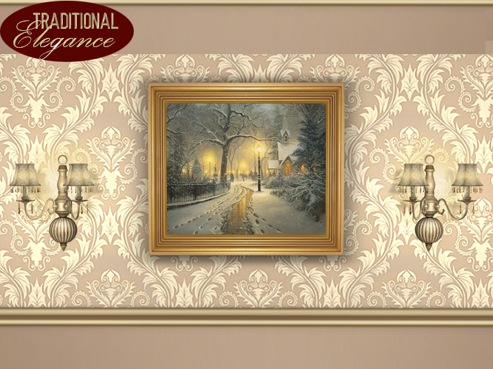 Second Life Marketplace - Townies Traditional Elegance Sconce Lights ...