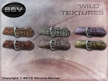 Second Life Marketplace - [:S&V:] Hip & Waist Belts (2 sculpted belts ...