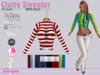 Second Life Marketplace - Claire Sweater With Hud Stripes