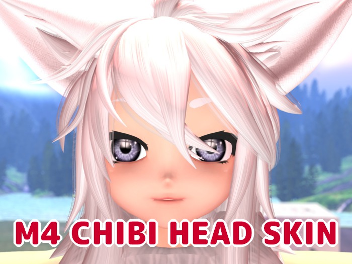 Second Life Marketplace - M4 CHIBI HEAD SKIN Applier