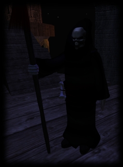 Second Life Marketplace - Mr. Death sculpture scary decoration with ...