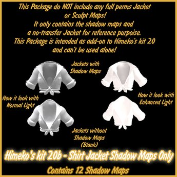 Second Life Marketplace - [FULL PERMS]Himeko's kit 20b - Shirt Jacket ...