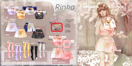 Second Life Marketplace - miwa's airship - Rinka LegRing #2 gacha