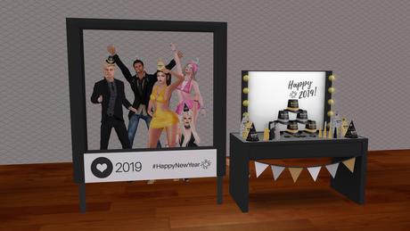 Second Life Marketplace - HNY Photo Frame SET 2023 [With Poses] - New Years