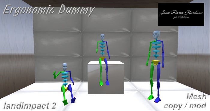 Second Life Marketplace - Ergonomic Dummy Set mesh