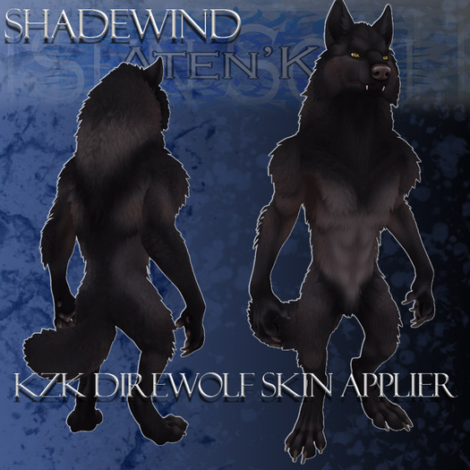 Second Life Marketplace Atenka Kzk Direwolf Applier Shadewind