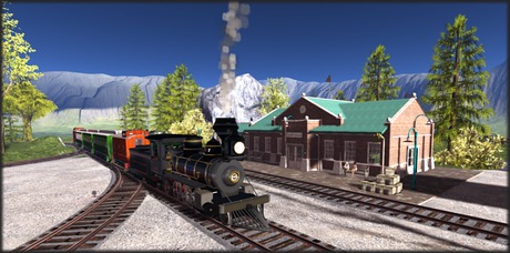 Second Life Marketplace - Sandhill Junction - Train Station