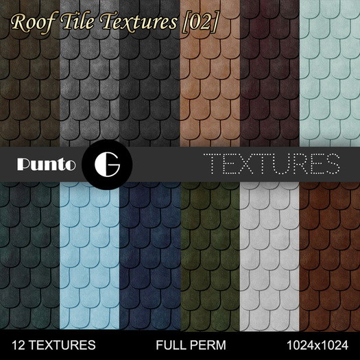 Second Life Marketplace - Roof tile textures [02]