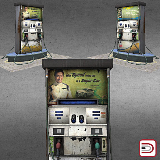 Second Life Marketplace - [Danielito] Gas Station Petrol Pump
