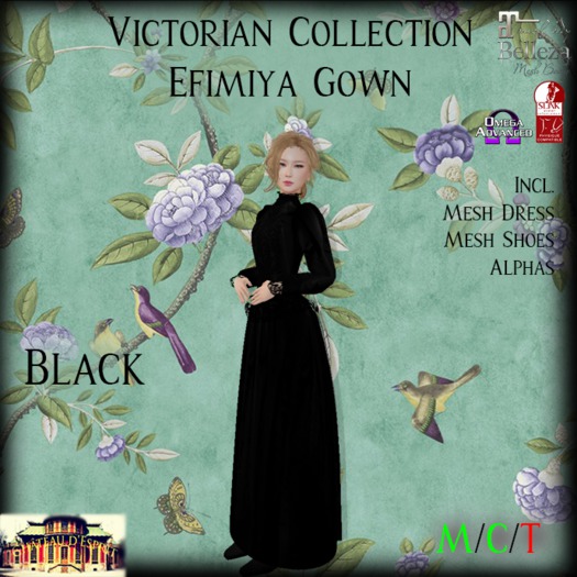 Second Life Marketplace - ~CdE~ October 2018 GROUP GIFT - Victorian ...