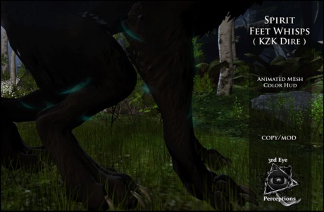Second Life Marketplace - Spirit Feet Whisps ( KZK Dire )