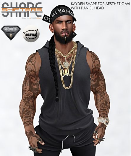 Second Life Marketplace - [SHAPEshifters] KAYDEN SHAPE FOR AESTHETIC ...