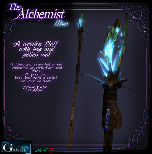 Second Life Marketplace - [Gauze] Alchemist Staff - Mana