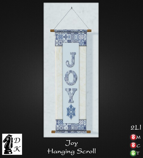 Second Life Marketplace - DKD - Joy Hanging Scroll
