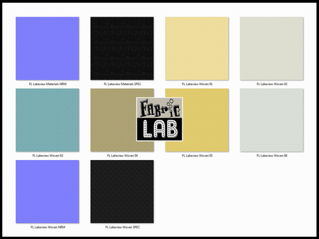 Second Life Marketplace - Fabric Lab ME Lakeview Cotton Fabric Texture ...