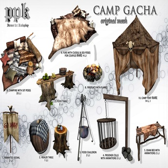 Second Life Marketplace - PPK Camp Healer Table