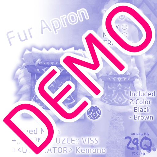 Second Life Marketplace - [29Q] Fur Apron *DEMO*