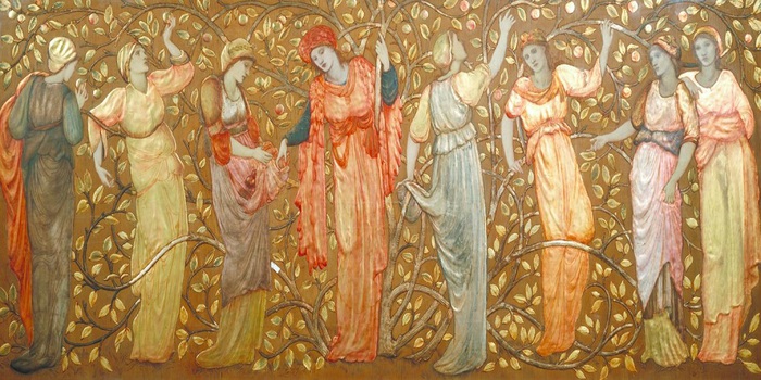 Second Life Marketplace - Eight Women Gathering Apples, Burne-Jones