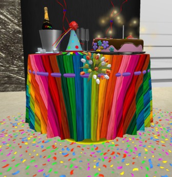 Second Life Marketplace - Happy Birthday table all together VB