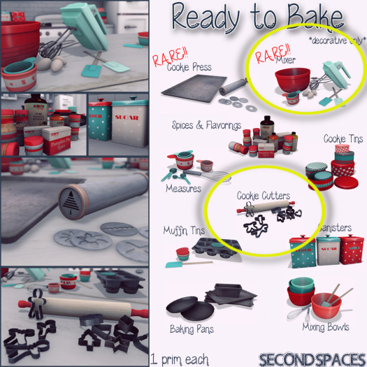 Second Life Marketplace - The Pickle Jar Box - Ready to Bake Lot RARE