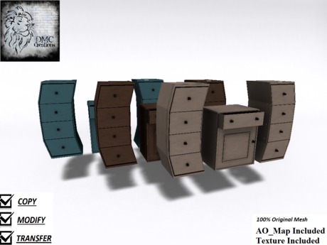 Second Life Marketplace - Cabinets Amazing Full Perm Mesh