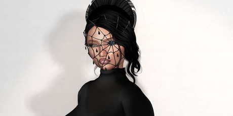 Second Life Marketplace - MI.CO Anastasia Mask Hud 20 Colours Wear Me
