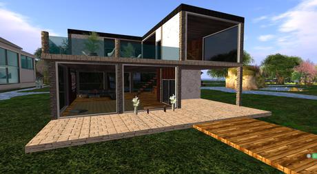 Second Life Marketplace - 97 Prim Modern House(SirKimi Desing)