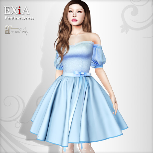 Second Life Marketplace - * EXiA * Fantine Dress Sky