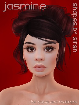 Second Life Marketplace - Jasmine - European Beauty - Original Bento Shape for Catwa Catya head ...