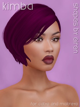 Second Life Marketplace - Kimba - Original Bento Shape for Catwa Catya ...