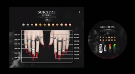 Second Life Marketplace - -SU!- Ysabelle Set - Nails & Rings - {RARES ...