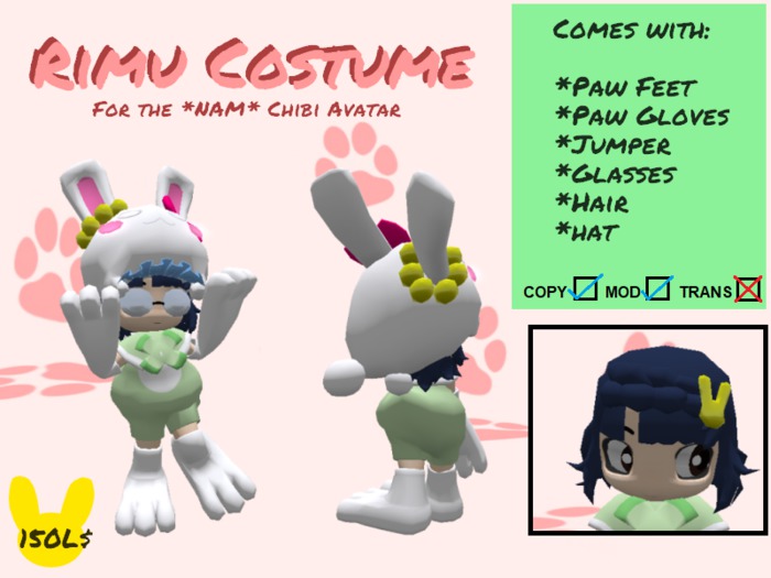 Second Life Marketplace - Rimu Costume