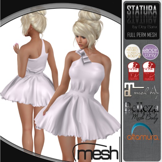 Second Life Marketplace Irene Dress Demo