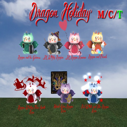 Second Life Marketplace - Lil Dragon Romance Tip Jar Boxed