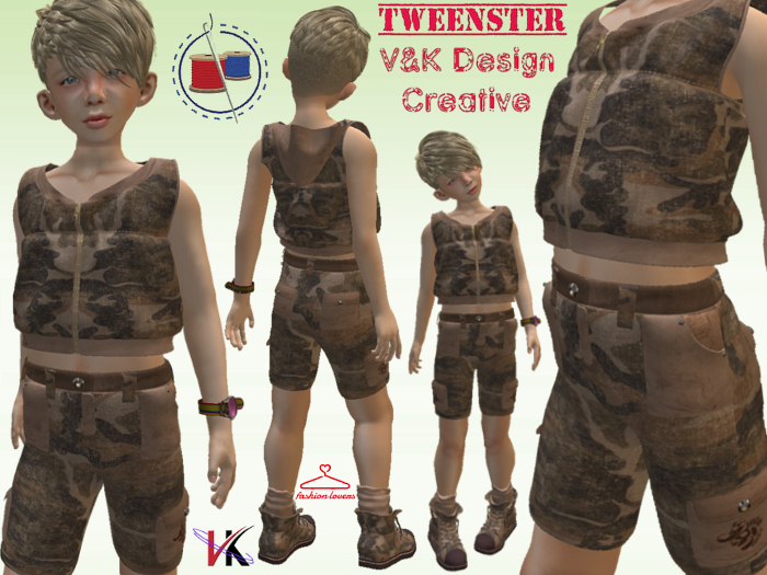 Second Life Marketplace - V&K Design Tweenster *Promo* used Military ...