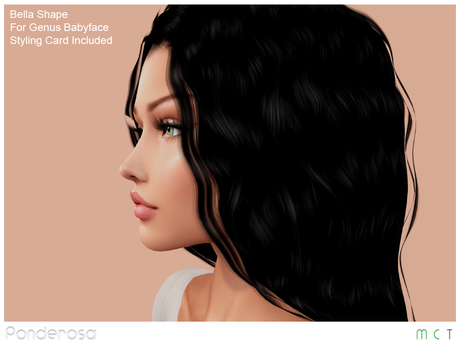 Second Life Marketplace - Ponderosa - Bella Shape - for Genus Babyface ...