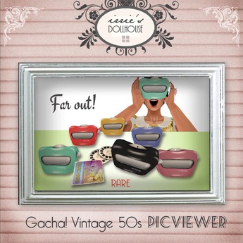 Second Life Marketplace - i { DH } Gacha! 50s PicViewer - Yellow