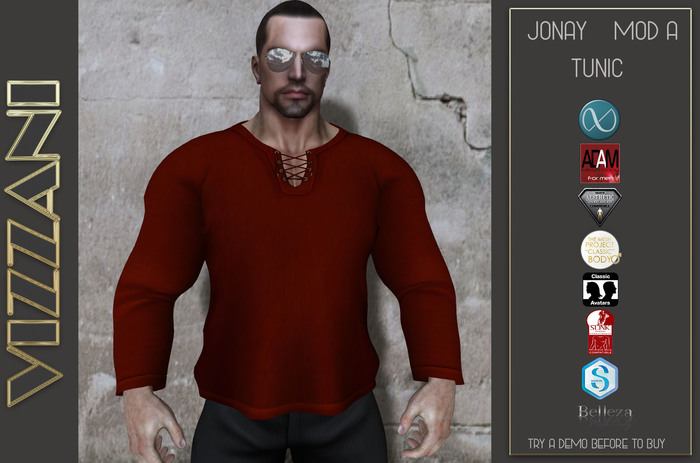 Second Life Marketplace - JONAY TUNIC MOD A.- VIZZANI DESIGNS.