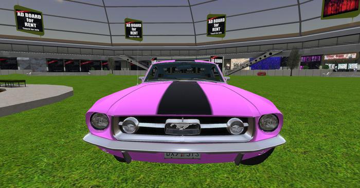 Second Life Marketplace - Ford Mustang - 7.0 Pink (boxed)