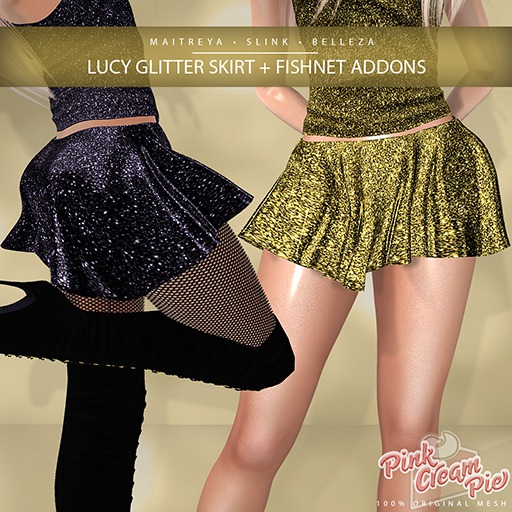 Second Life Marketplace - !PCP :: Lucy Skirt [Glitter Pack]
